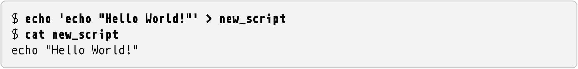 33 Turning Commands Into A Script Printing Output And Making A Script Executable Institute 4223